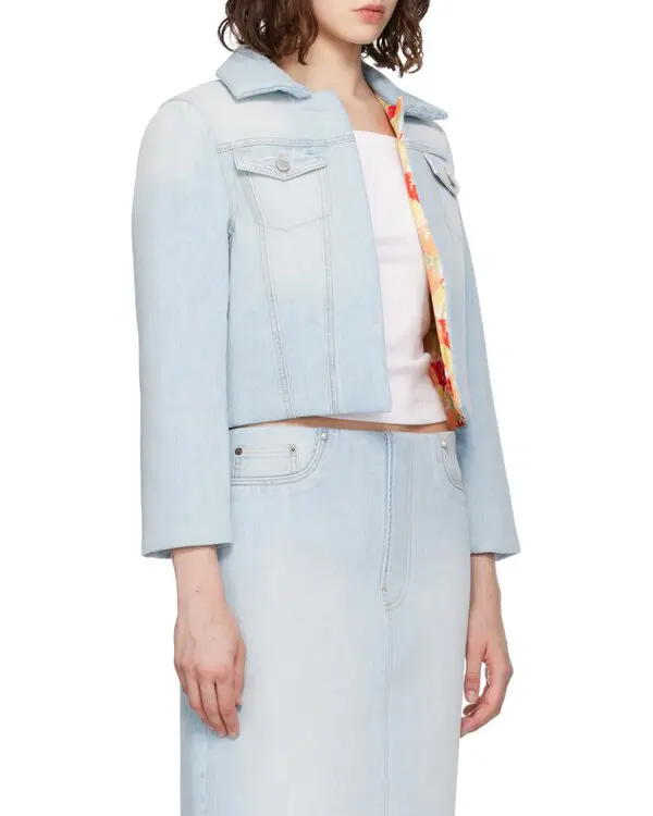 Acne Studios Denim Jacket With Studded Buttons