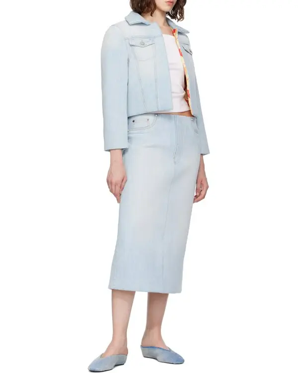 Acne Studios Denim Jacket With Studded Buttons