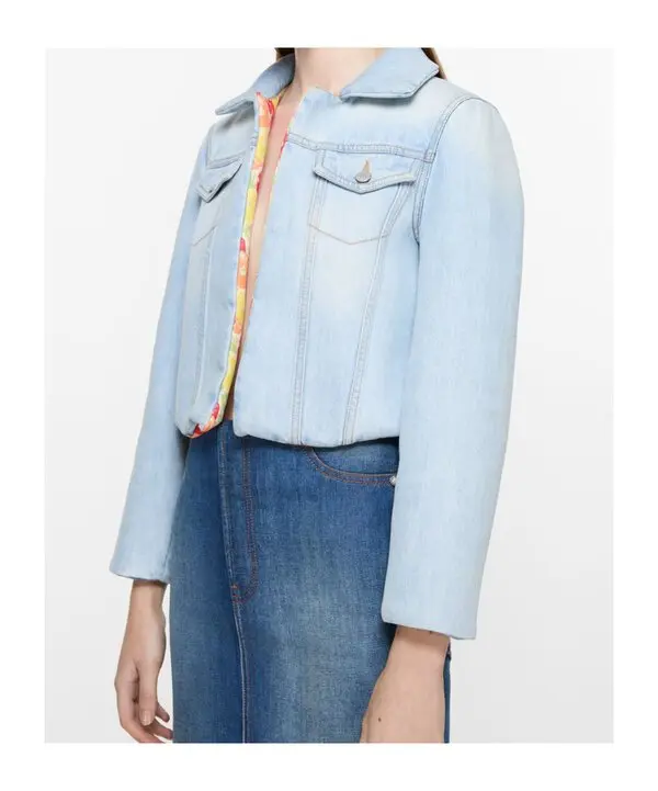 Acne Studios Denim Jacket With Studded Buttons