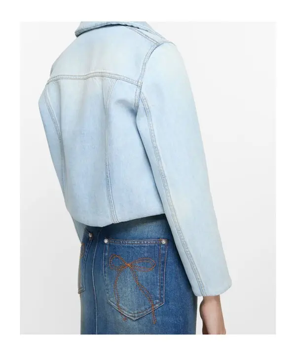 Acne Studios Denim Jacket With Studded Buttons