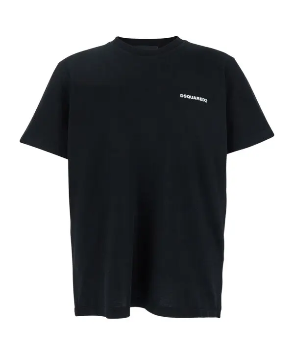 Dsquared2 Rubberised Logo-print Crewneck T-shirt