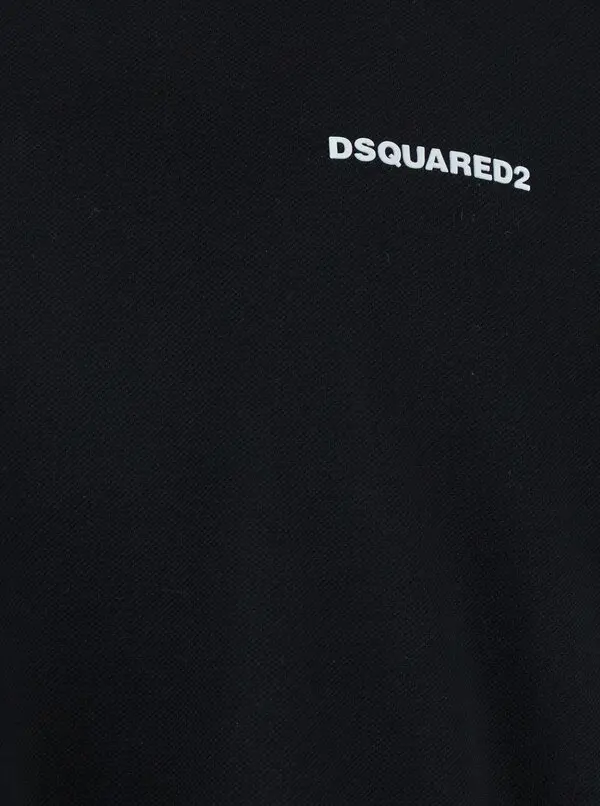 Dsquared2 Rubberised Logo-print Crewneck T-shirt