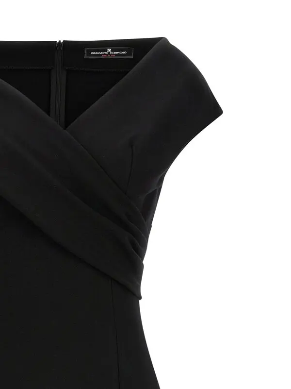 Ermanno Scervino V-neck Midi Dress