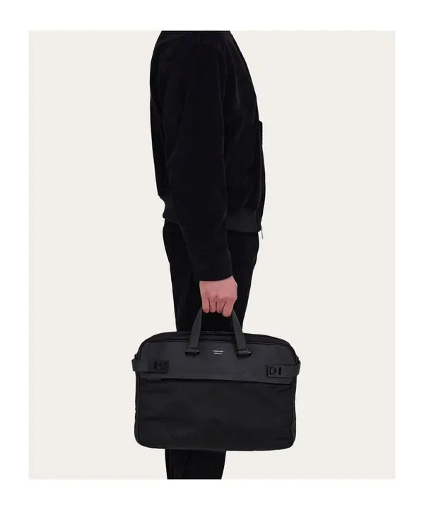 FERRAGAMO Gancini Motif Laptop Bag