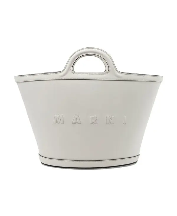 Marni Tropicalia Large Top Handle Bag - White