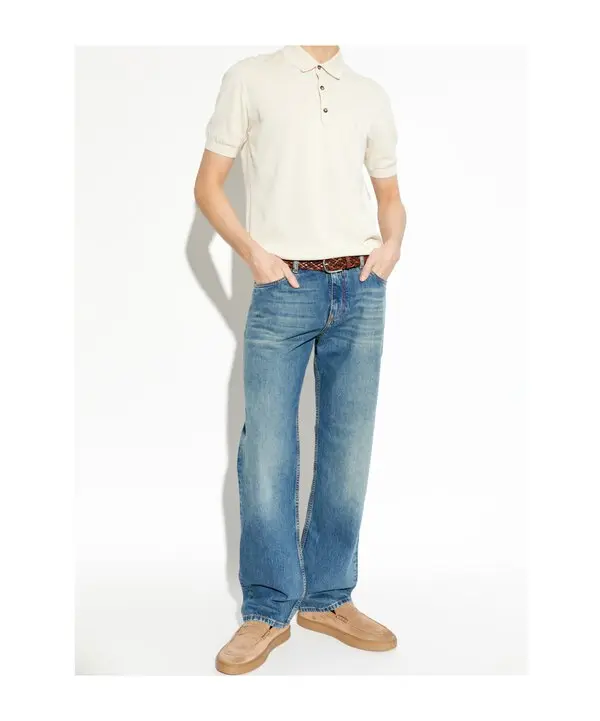 Etro Straight-leg Logo Jeans - Blue