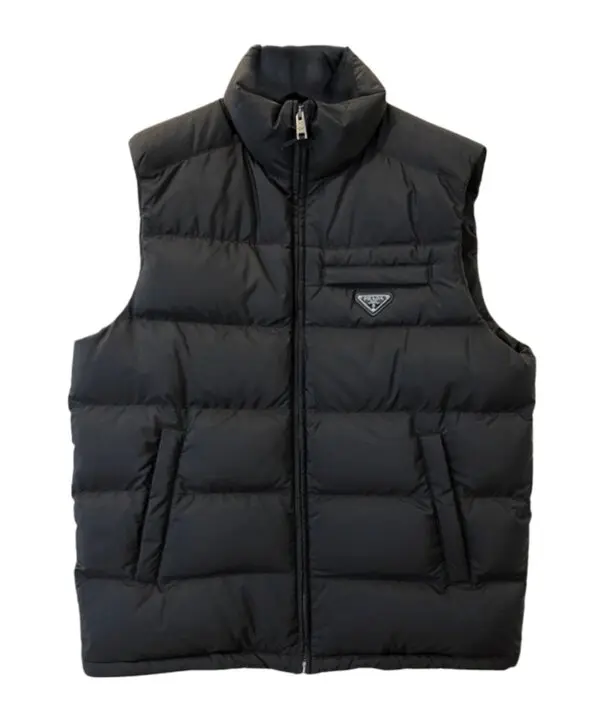 Prada High-neck Sleeveless Puffer Vest - No