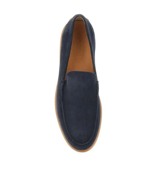 TOD'S Slip-on Loafers With Rubber Heel Details - Black