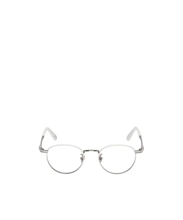 Moncler Round Optical Glasses - White