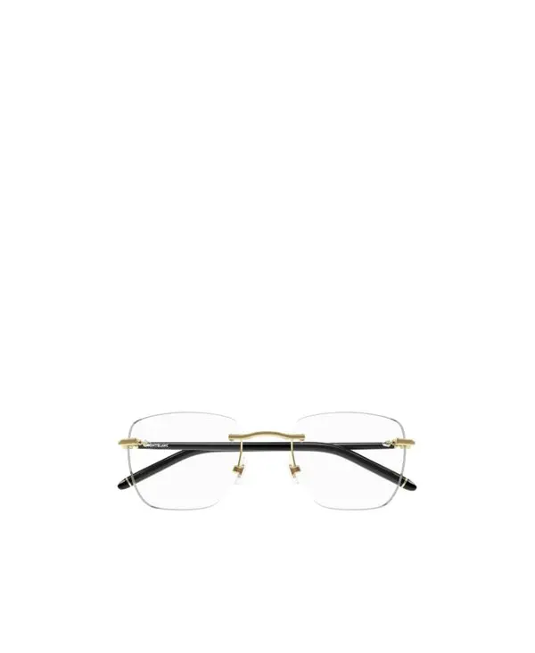 Montblanc Rimless Rectangular Eyeglasses - White