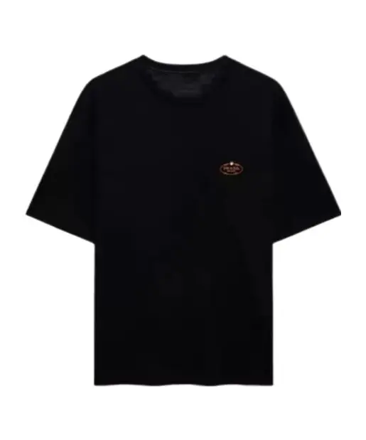 Prada Logo-patch T-shirt - Black