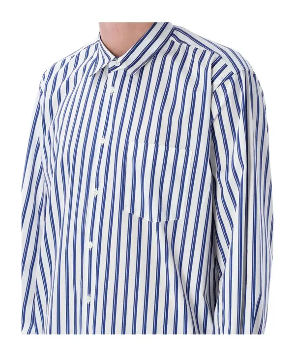Comme Des Garçons Striped Shirt - White