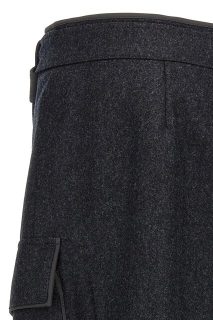 Brunello Cucinelli Wrap Midi Skirt