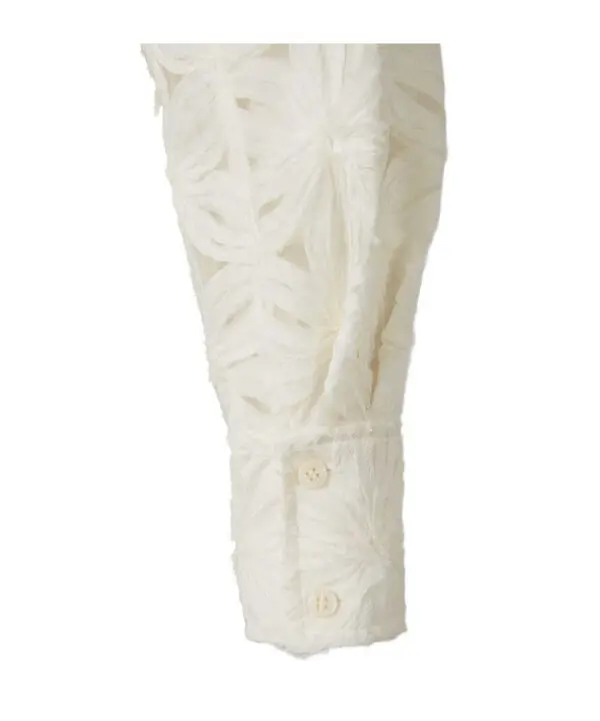 Simkhai Anders Floral Textured Shirt
