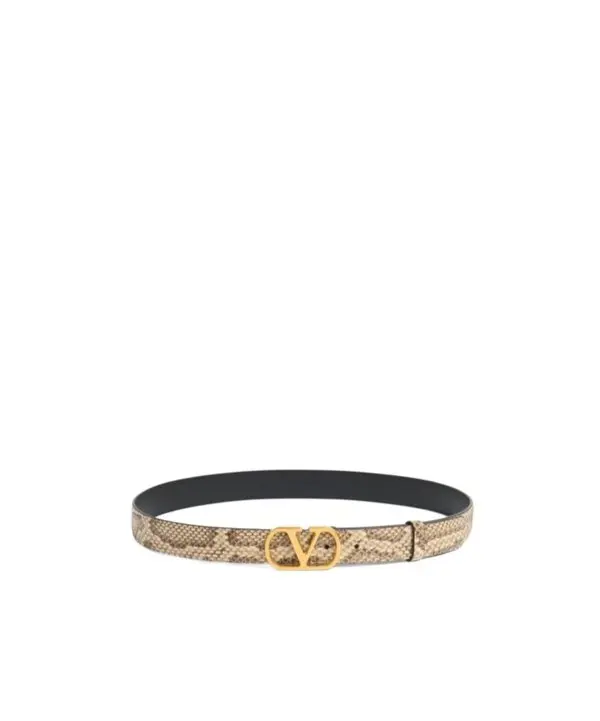 Valentino Garavani Vlogo Belt - Black