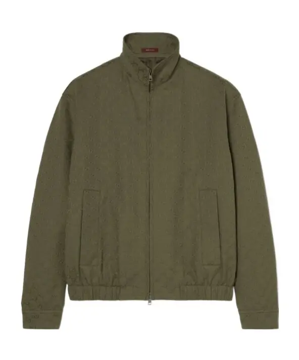 Gucci Gg Monogram Bomber Jacket