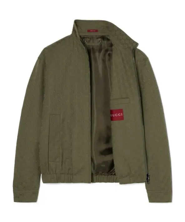 Gucci Gg Monogram Bomber Jacket