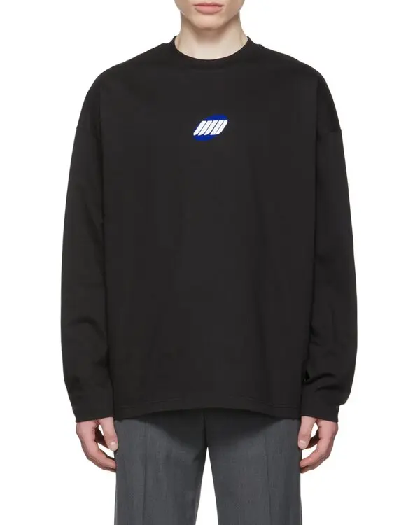 We11Done Logo-print Cotton Sweater