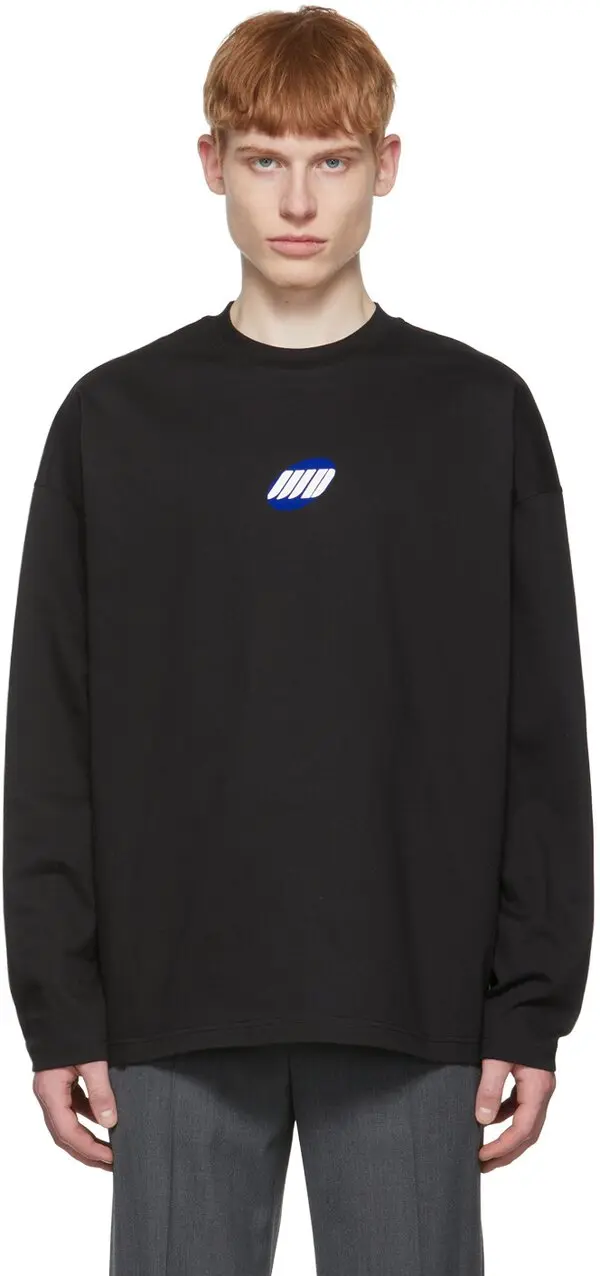 We11Done Logo-print Cotton Sweater
