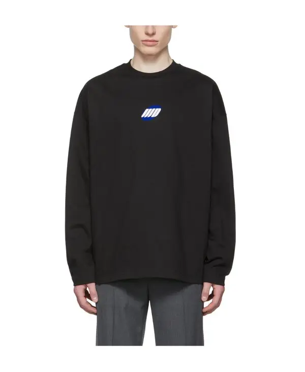 We11Done Logo-print Cotton Sweater