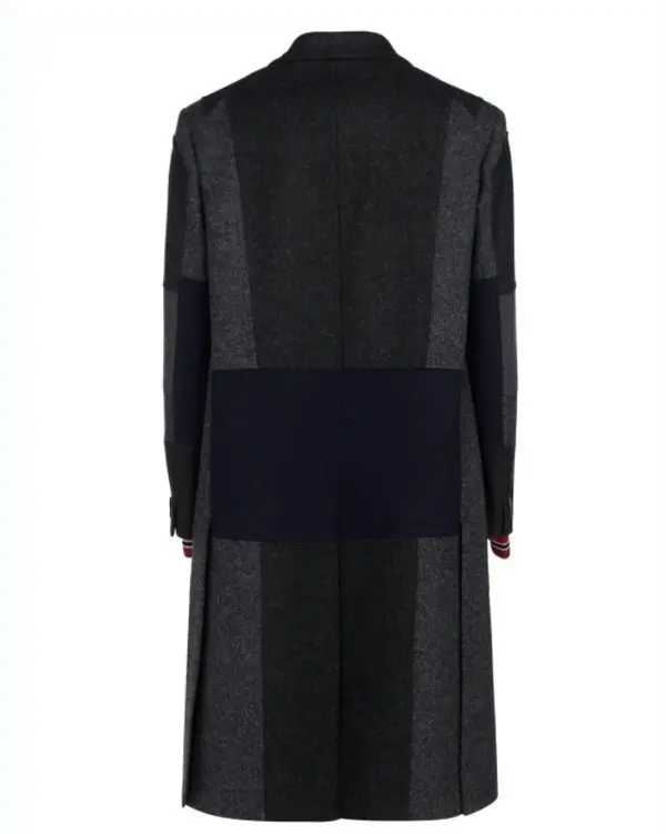 Valentino Garavani Patchwork Single-breasted Coat