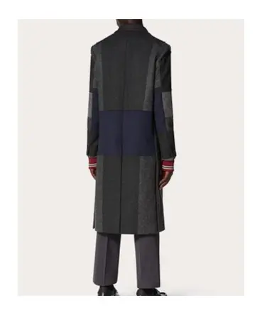 Valentino Garavani Patchwork Single-breasted Coat
