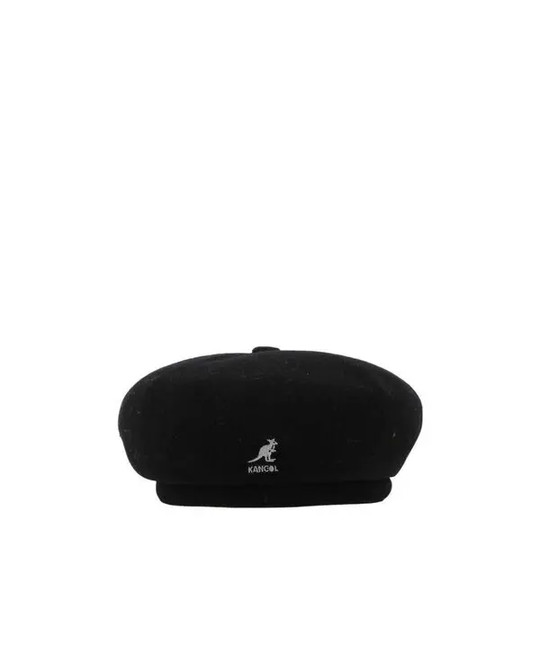 KANGOL Logo Embroidered Jax Beret - Black