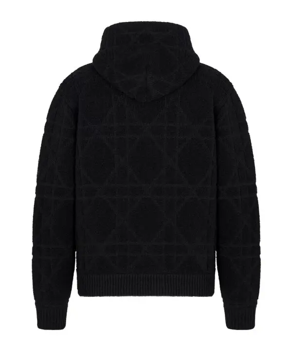 Dior Cannage Hooded Sweatshirt - Black