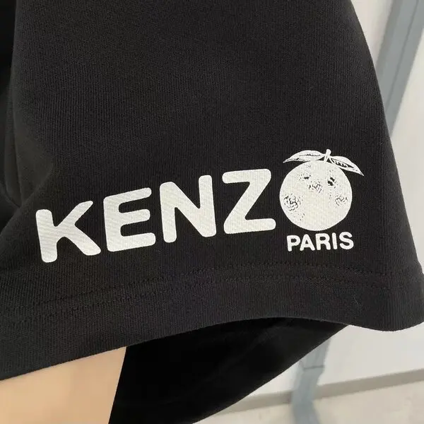 Kenzo Logo Print Casual Shorts