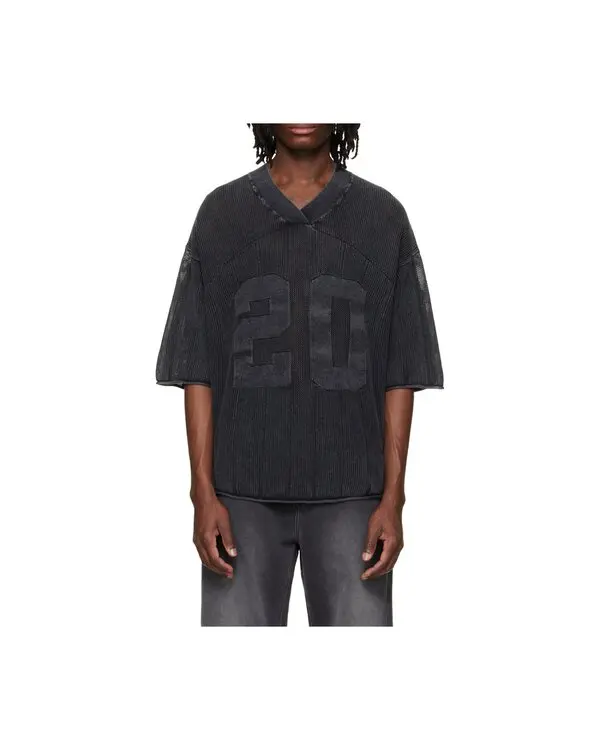 REPRESENT Oversized Number Knitted Sweater - Grey