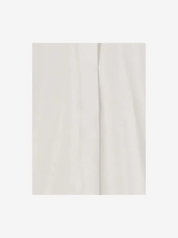PATOU Cotton Shirt Dress With Embroidered Logo