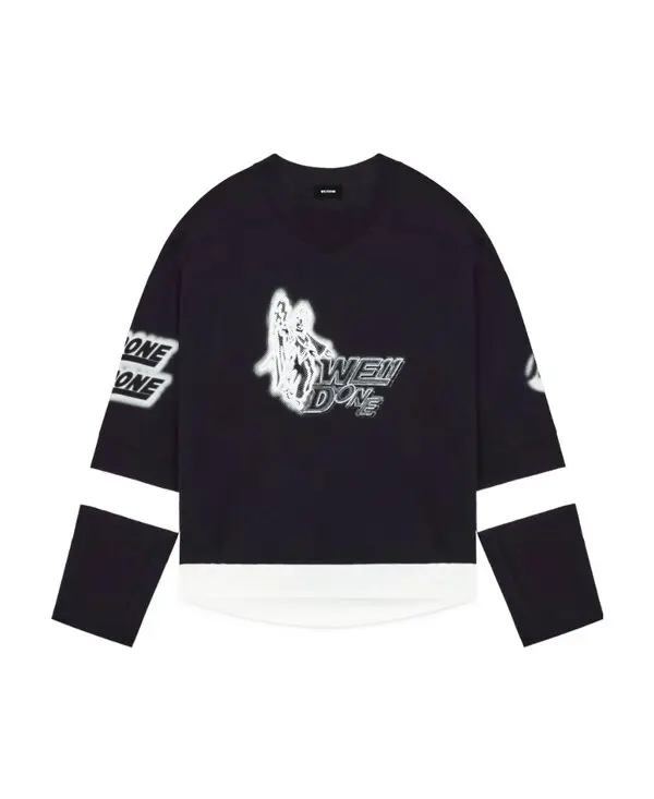 We11Done Printed Long Sleeve T-shirt - No