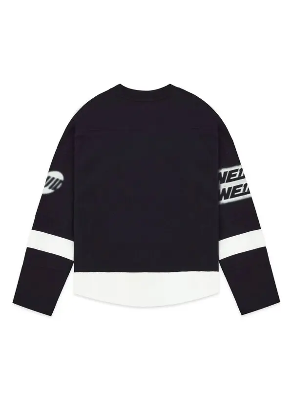 We11Done Printed Long Sleeve T-shirt