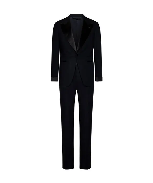 TOM FORD Single Breasted Tailored Suit - Black