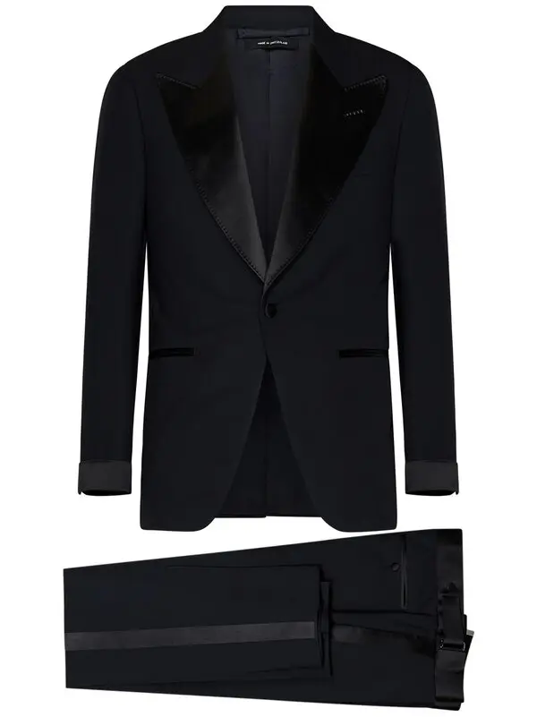 TOM FORD Single Breasted Tailored Suit - Black