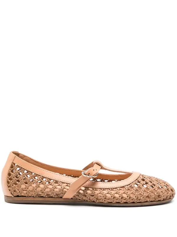 ANCIENT GREEK SANDALS Aerati Ballerina Flat Sandals - Brown