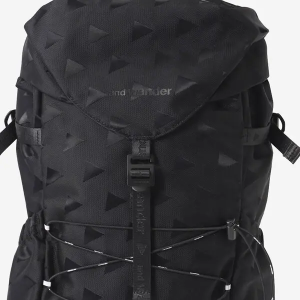 AND WANDER Triangle Jacquard Backpack