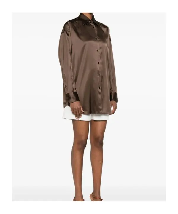 TOM FORD Relaxed Fit Satin Shirt