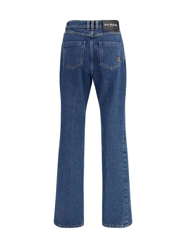 Balmain Straight-leg Denim Jeans