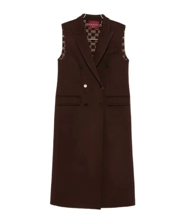 Gucci Double Breasted Button-up Coat