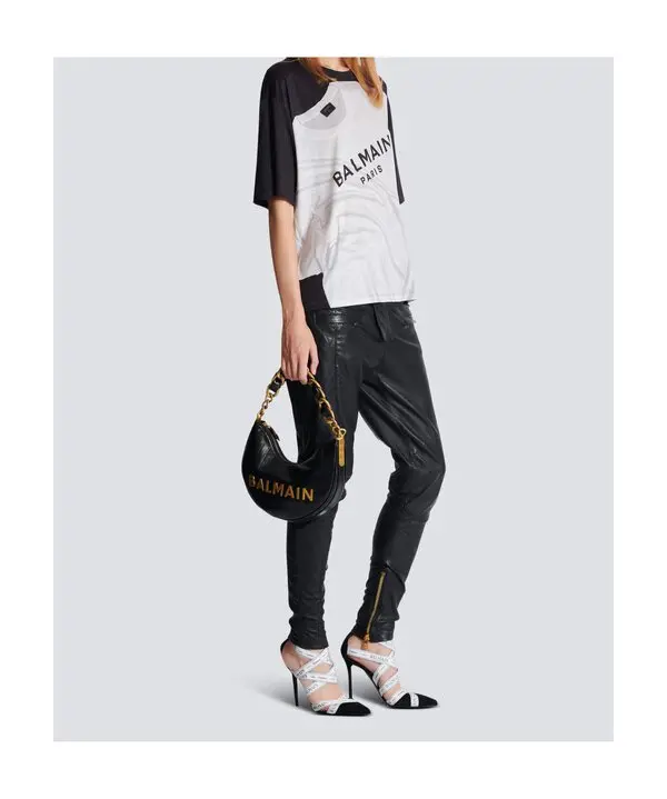 Balmain Loose T-shirt With Optical Illusion Print