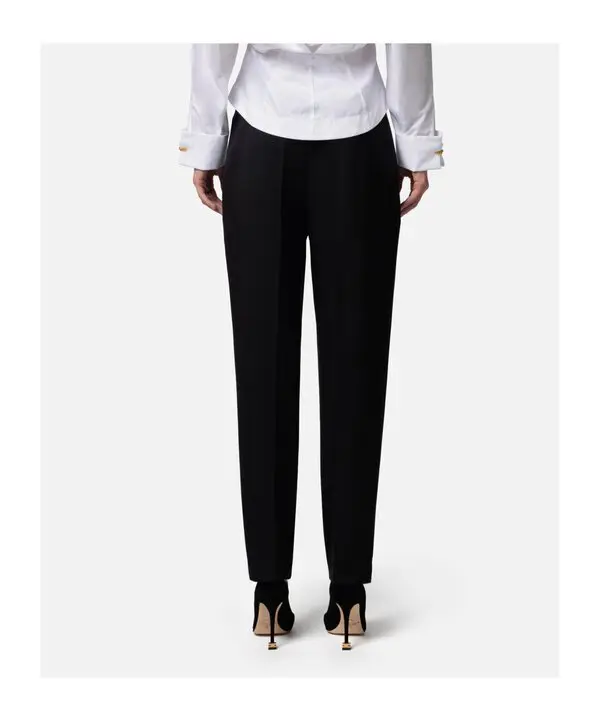 Elisabetta Franchi Darted Straight-leg Trousers