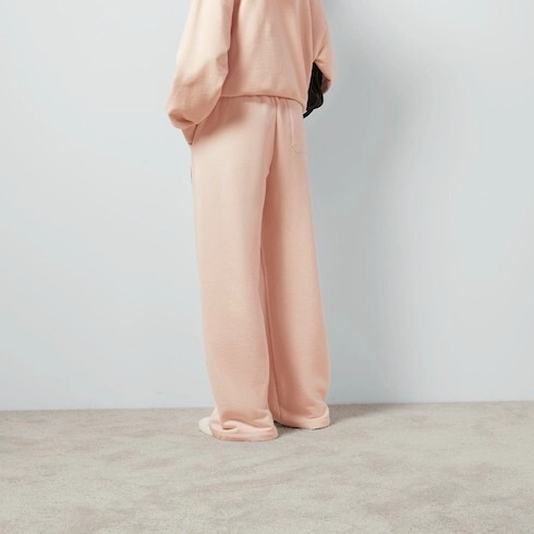 Gucci Gg Embroidered Jersey Jogging Pants - Pink
