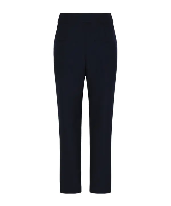 Veronica Beard Renzo Crest Button Pants - Black