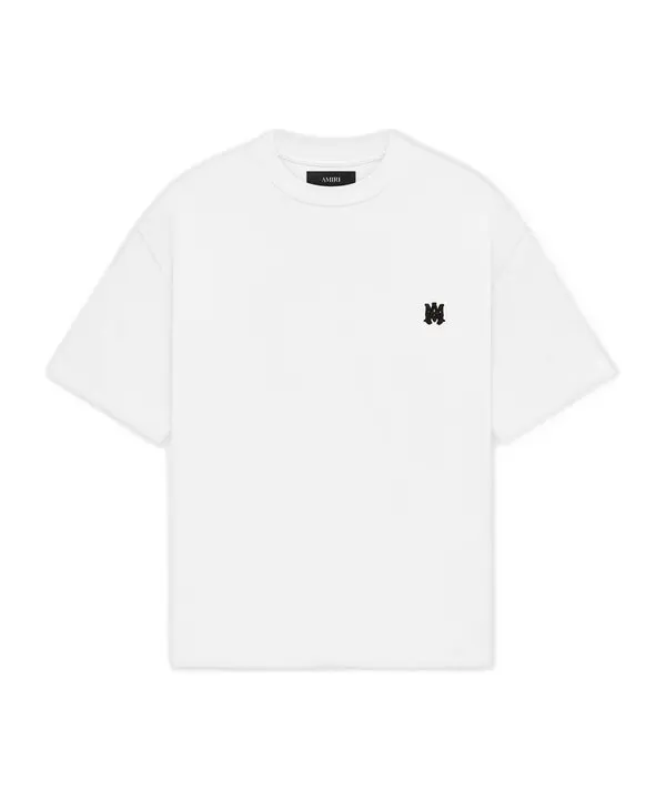 Amiri Ma Skater Logo Embroidered Crewneck T-shirt - White
