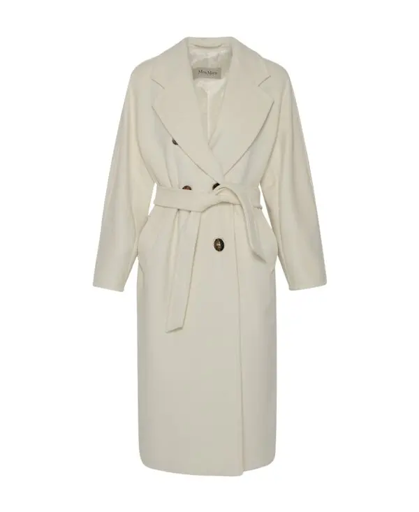 Max Mara Double-breasted Wool Coat - Nude