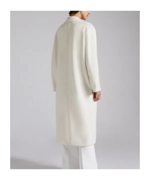 Max Mara Double-breasted Wool Coat - Nude