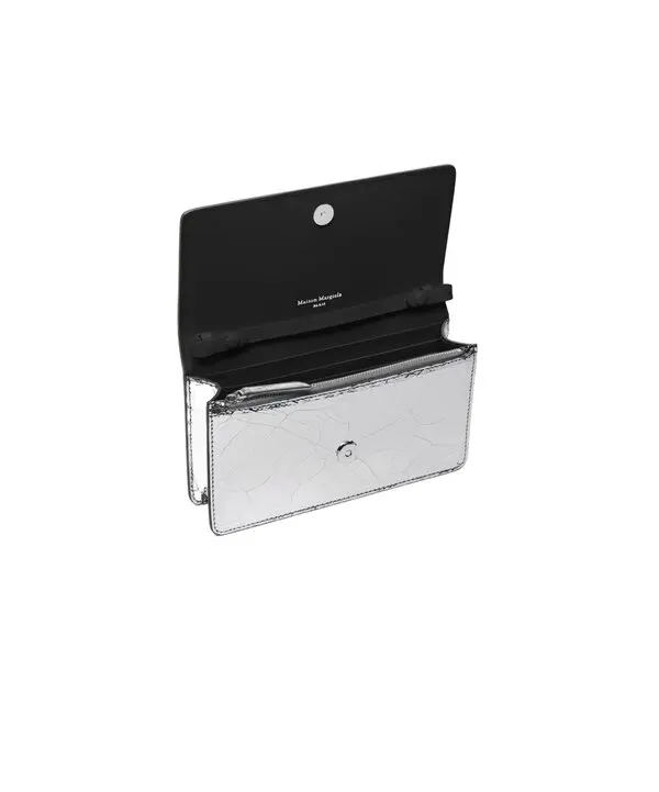 MAISON MARGIELA Textured Foldover Chain Wallet