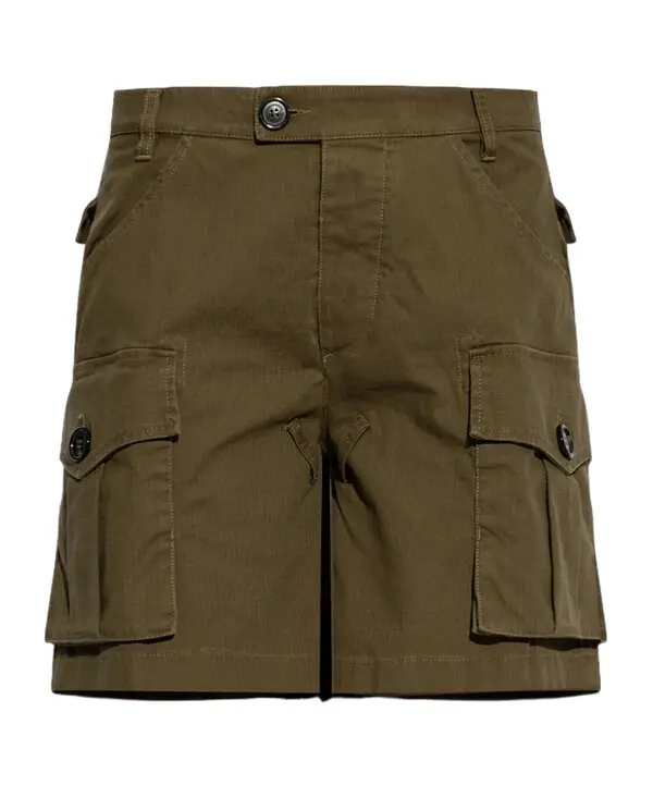 Dsquared2 Stretched Ripstop Shorts - Beech Brown