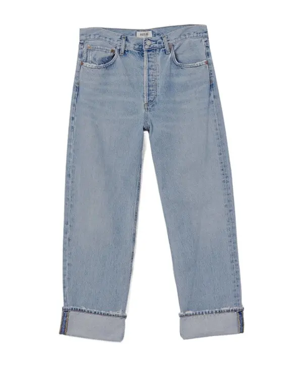AGOLDE Fran Straight-leg Jeans - Gray